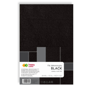 Filc dekoracyjny Czarny
